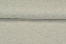 French Terry hellgrau meliert - Stoffe Meterware